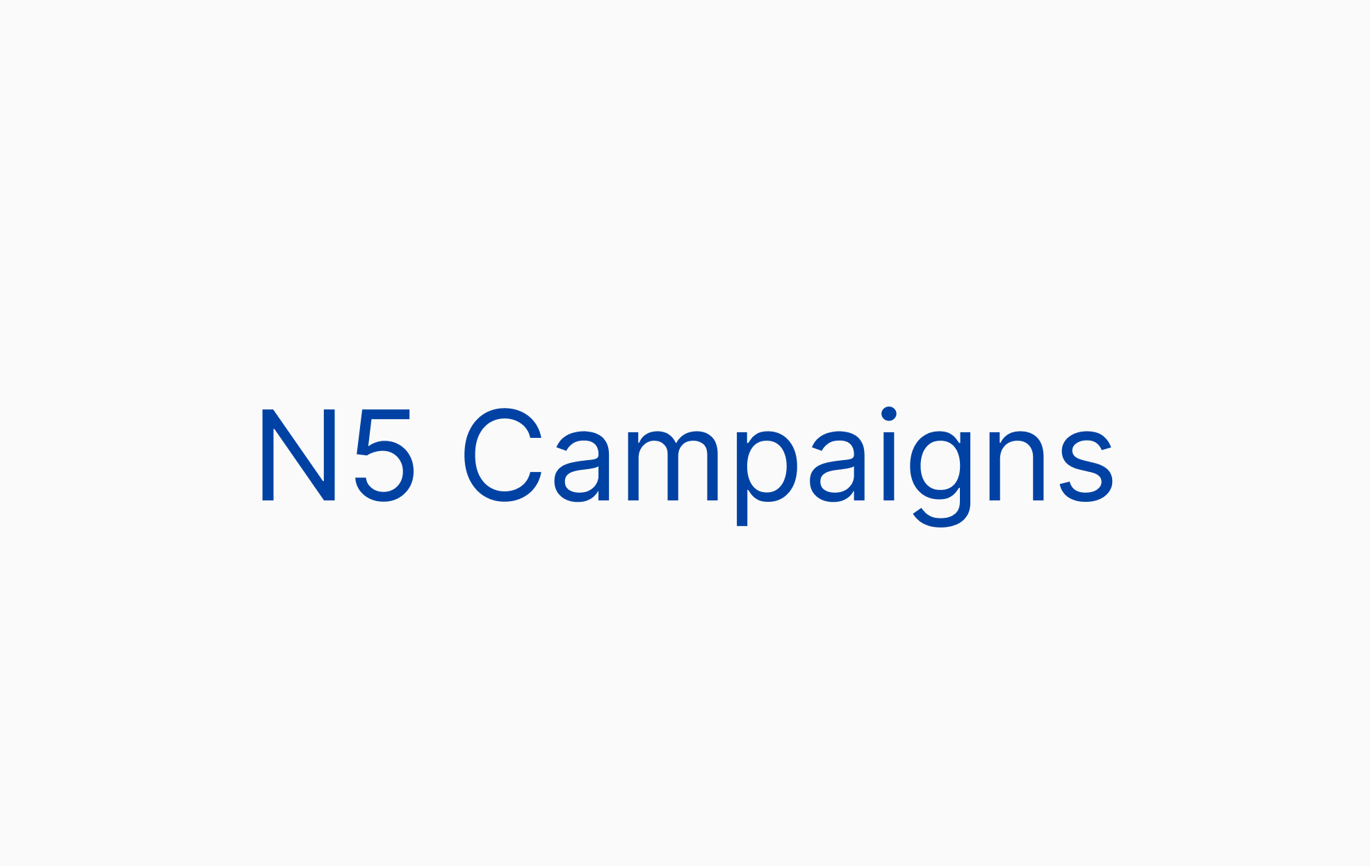 N5 Campaigns - N5now